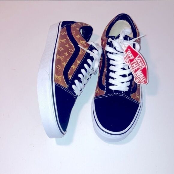 Vans | Shoes | Nwt Custompainted Vanslv Print | Poshmark